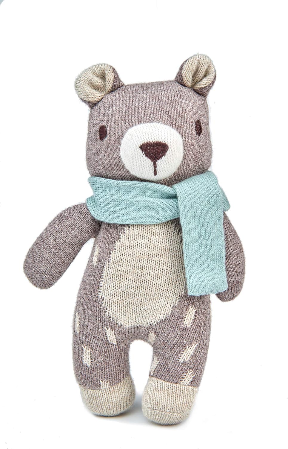 ThreadBear Design Boneco de pelúcia macio Fred The Bear para bebês e c – Anne Claire Baby Store