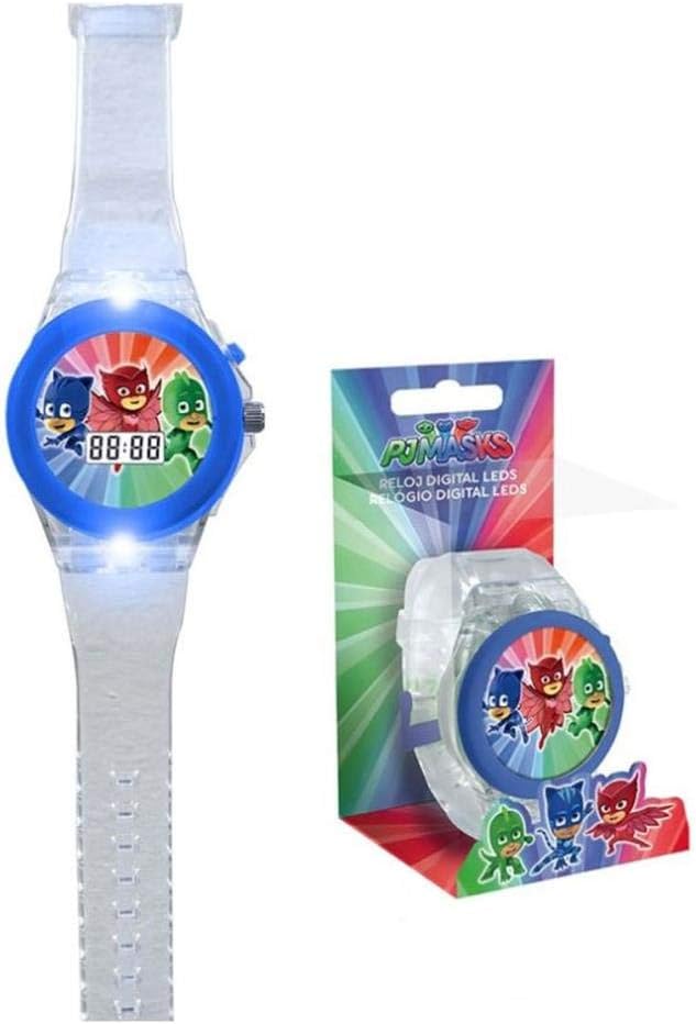 PJ Masks Relógio automático LED infantil unissex PJ17024 – Anne Claire ...