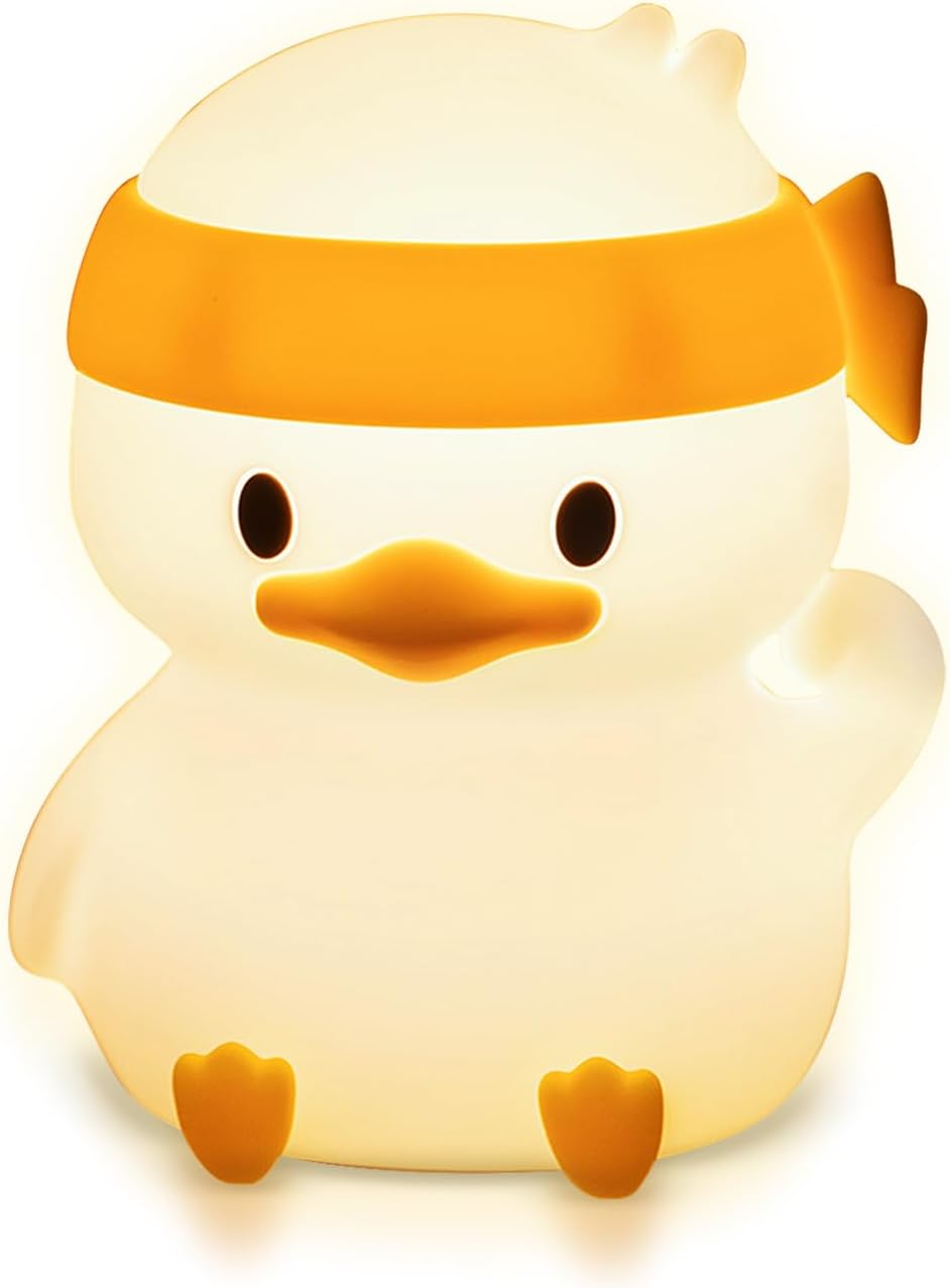 Groov-e Cuties - Ella Duck - Luz noturna LED que muda de cor com tempo ...