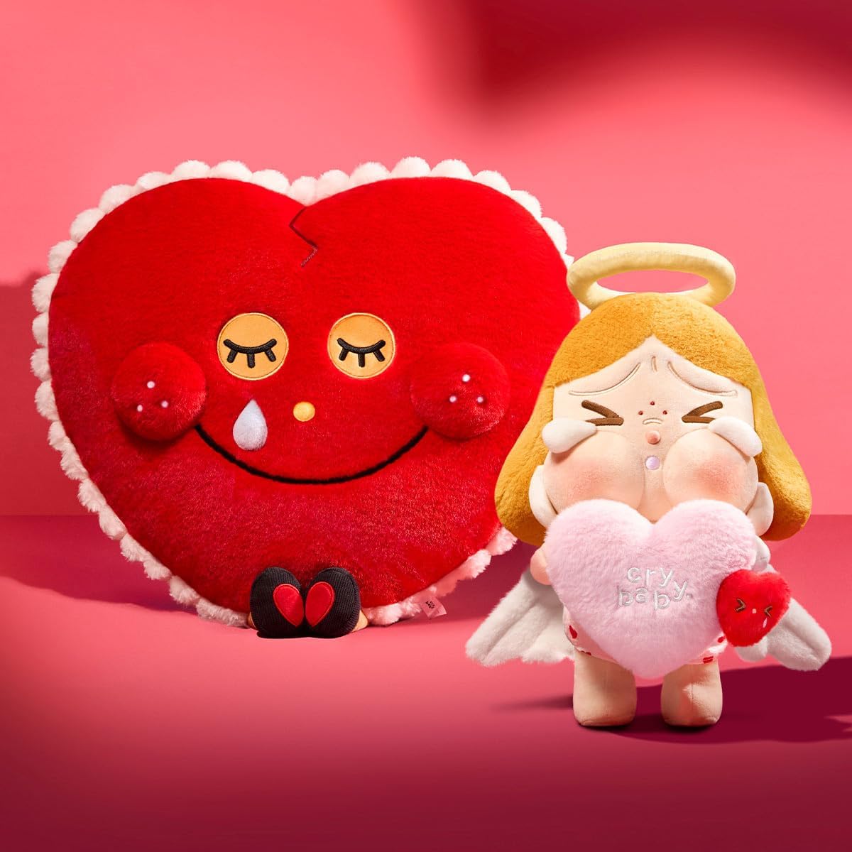 POP MART CRYBABY Série Chorando por Amor - Caixa de Presente de Pelúci ...