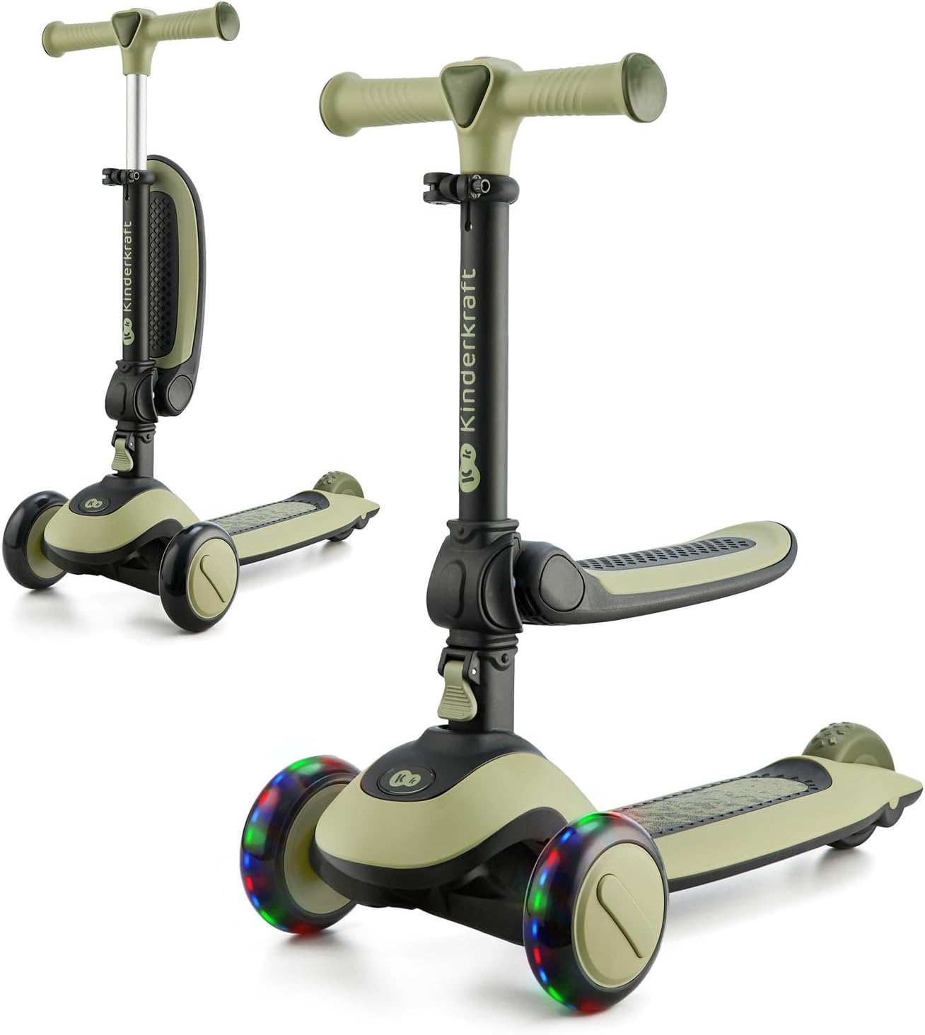Kinderkraft Patinete Halley 2 en 1 para niños a partir de 1 año hasta ...