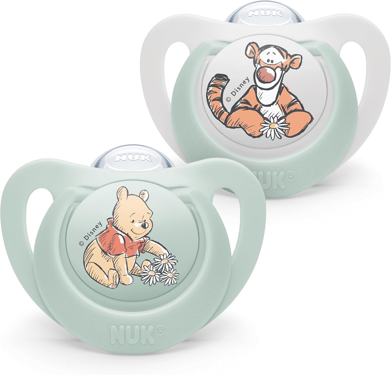 NUK Chupeta de bebê estrela | 6 a 18 meses | Acalma 99% dos bebês | Ch ...