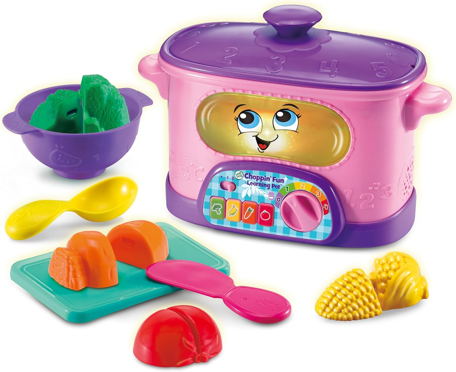 LeapFrog Choppin' Fun Learning Pot, rosa, brinquedo de cozinha Rolepla ...