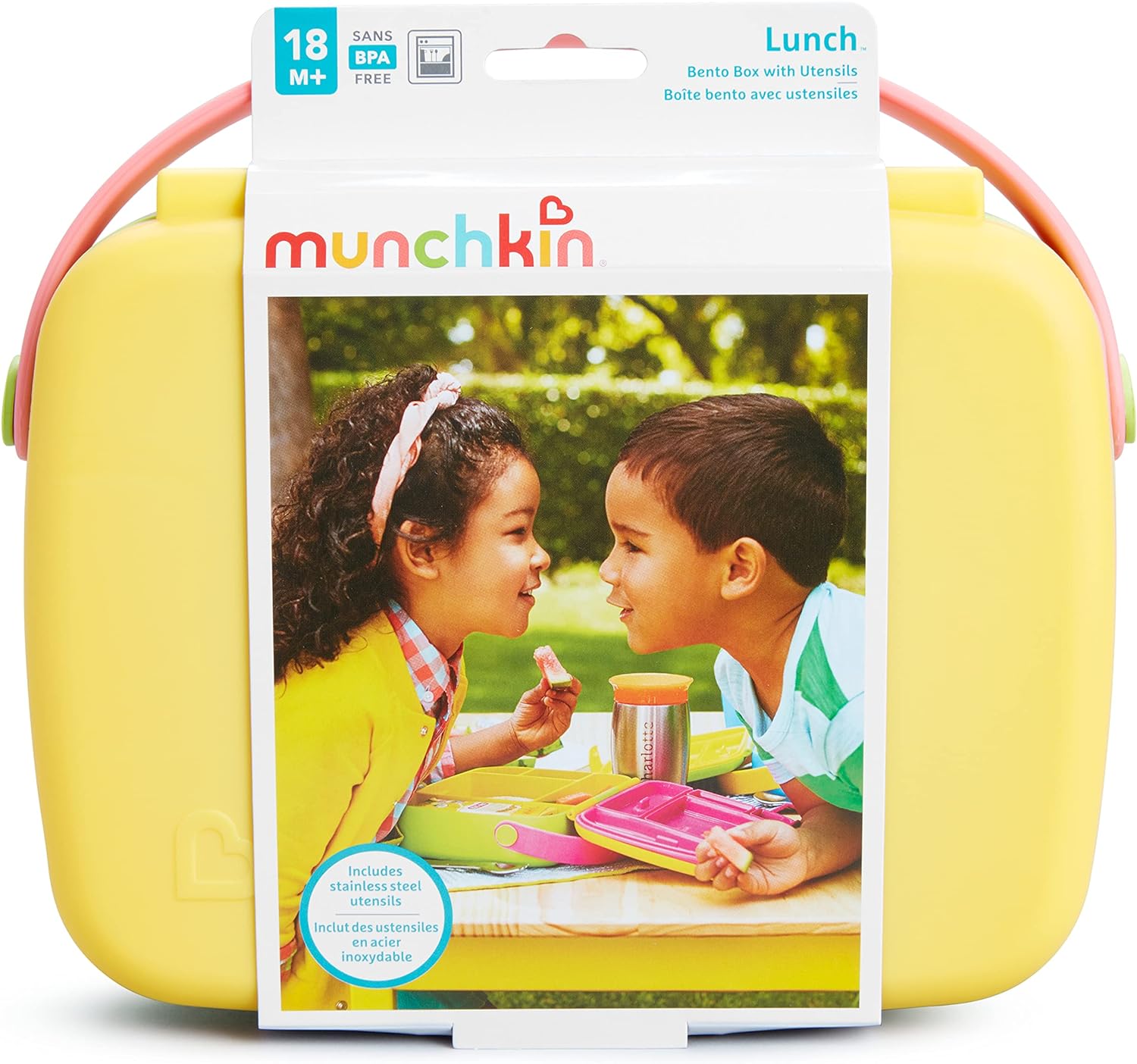 Munchkin Bento Box Lancheira Com Talheres De Inox Munchkin – Anne ...