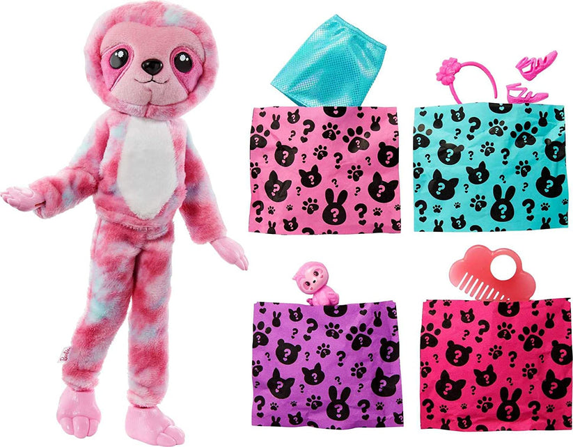 Barbie - Fantasia de Bicho Preguiça com Mini Animal de Estimação e Mud ...