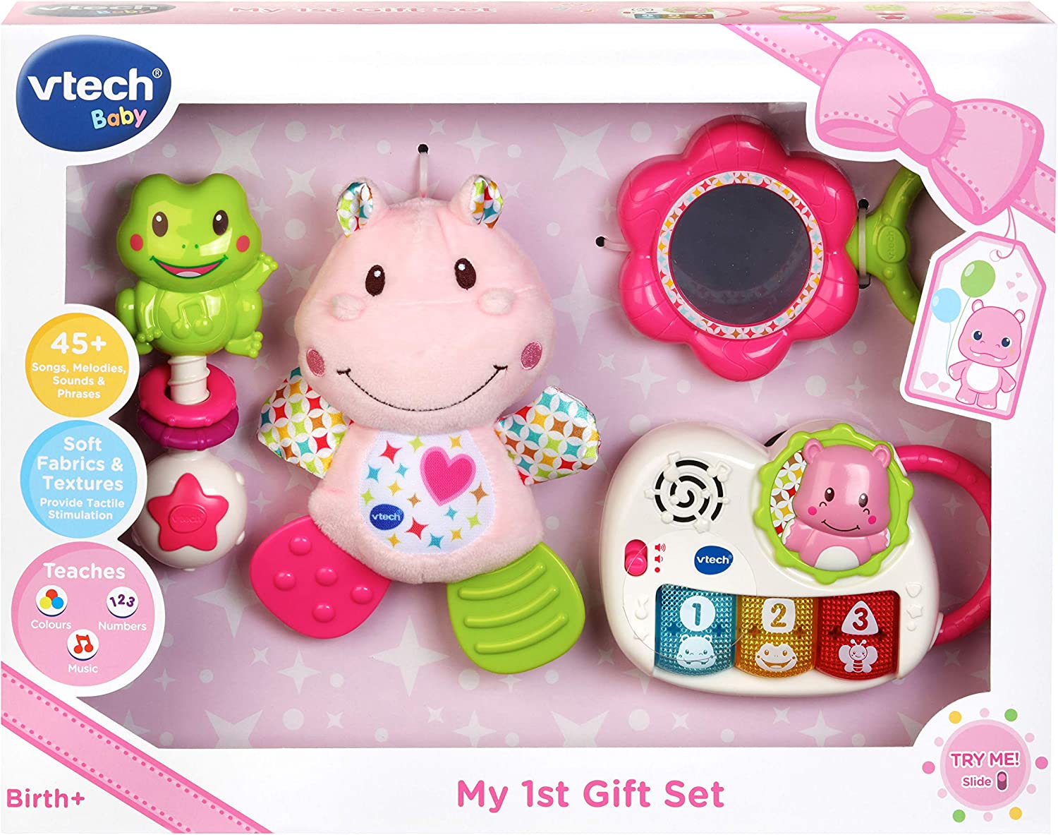 VTech - My First Gift Set Hipopótamo - Rosa – Anne Claire Baby Store
