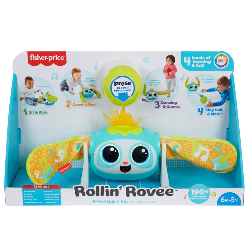 Fisher-Price Rollin Rovee Brinquedo Interativo Musical – Anne Claire Baby