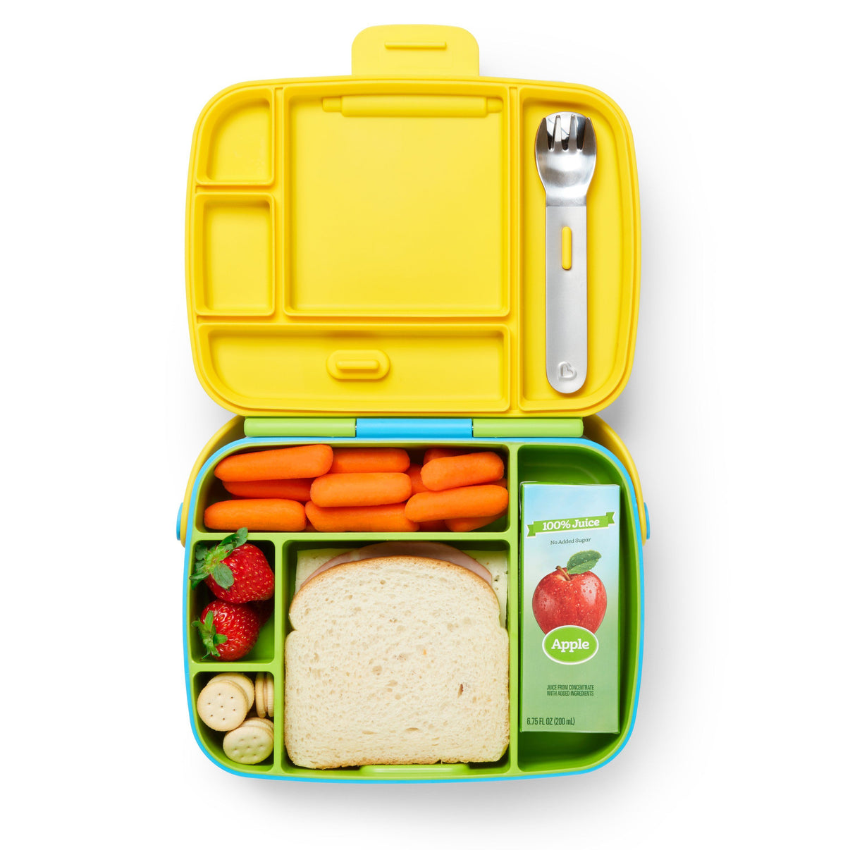 Munchkin Bento Box Lancheira Com Talheres De Inox Munchkin – Anne ...
